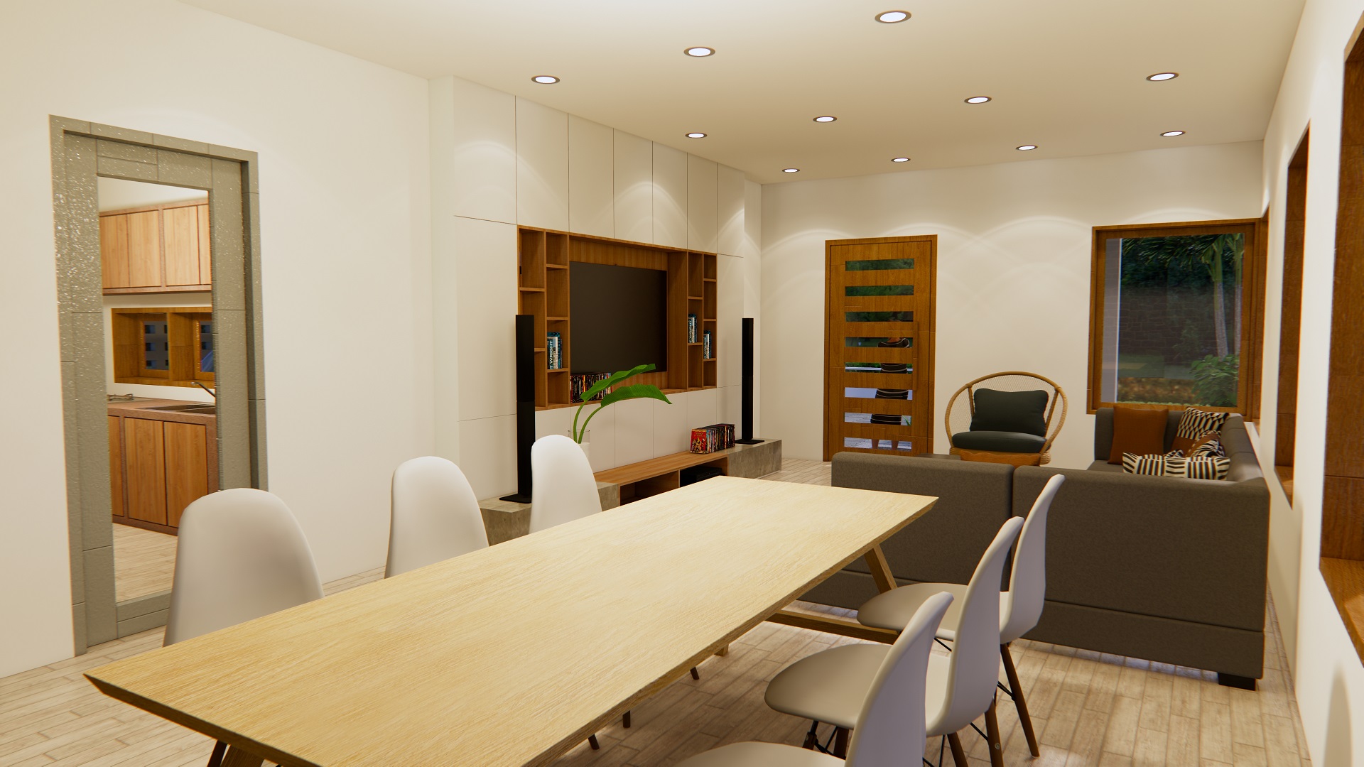 Modern House Design 12x14 Meter 40x46 Feet - Small House Design Plan