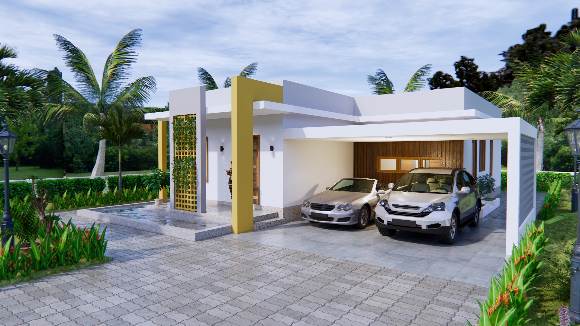 New House Design 12x14 Meter 40x46 Feet - Small House Design Plan