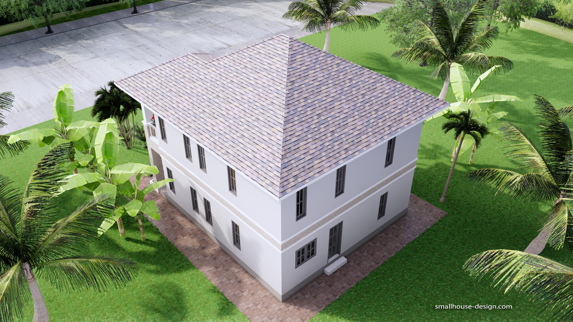 30x36 House Design Plan 5 Beds 3 Baths - Small House Design Plan