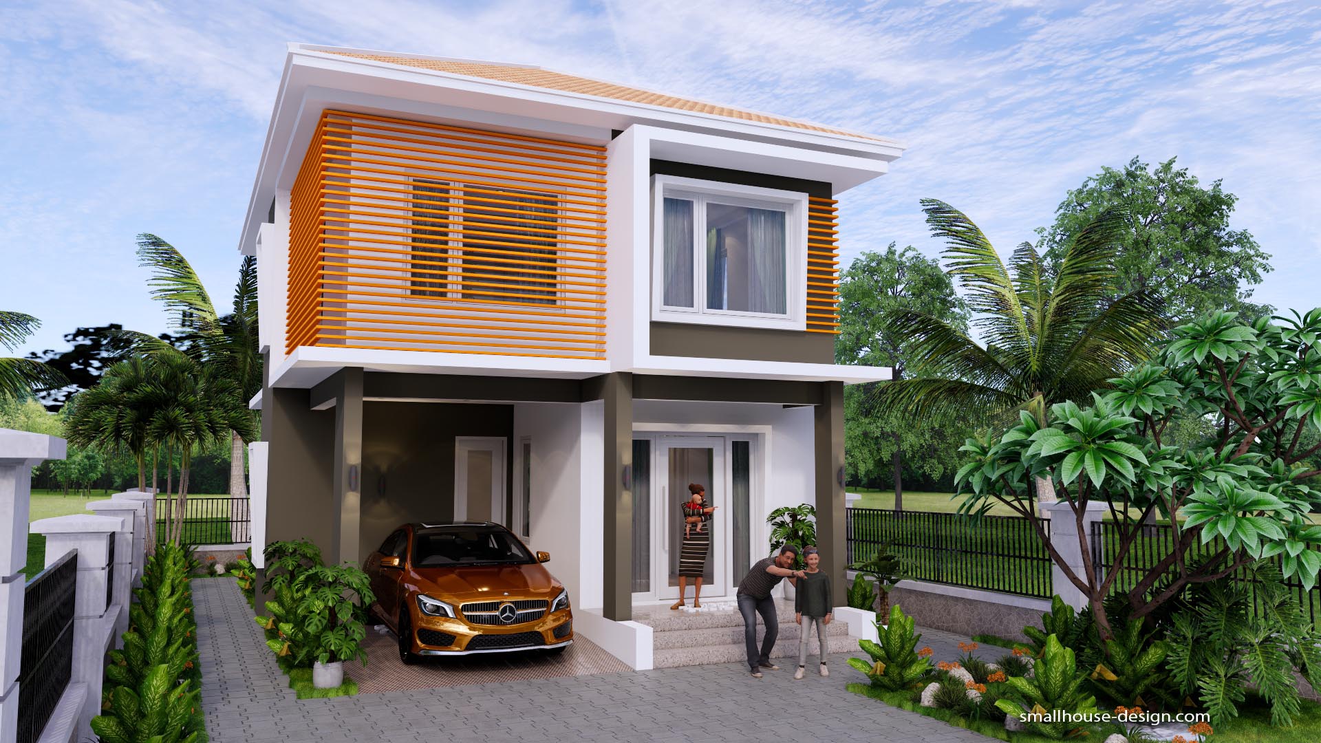 Small House Design 6x9 Meter 20x30 Feet 3 Beds Small House Design