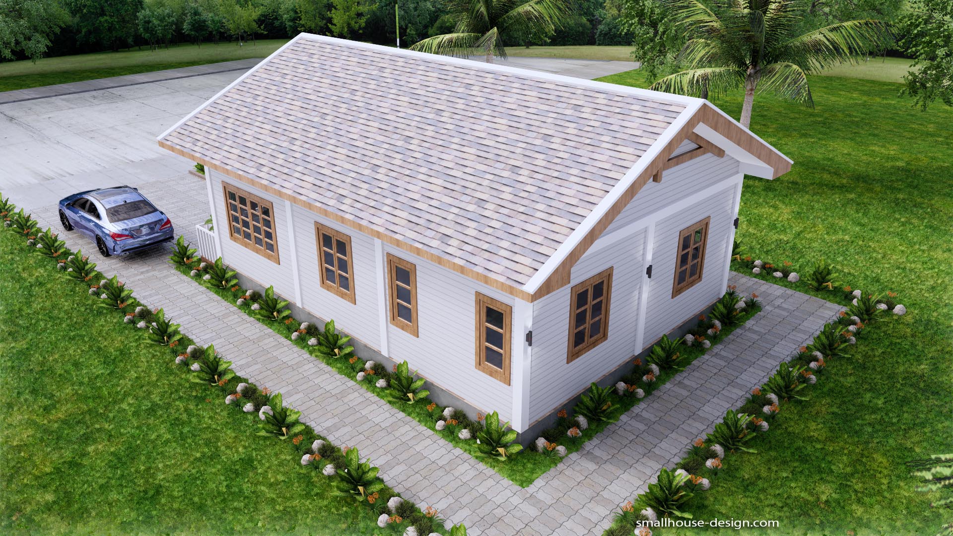 Small House Design 7x10 Meter 3 Beds PDF Plan - Small House Design Plan