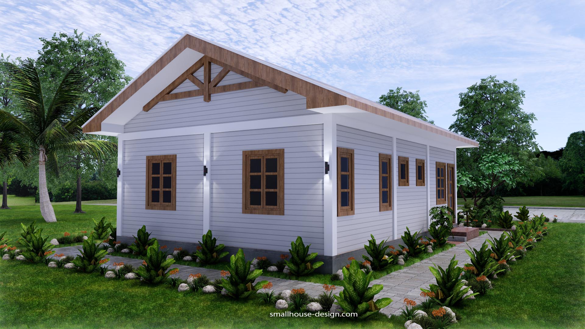 Small House Design 7x10 Meter 3 Beds PDF Plan - Small House Design Plan