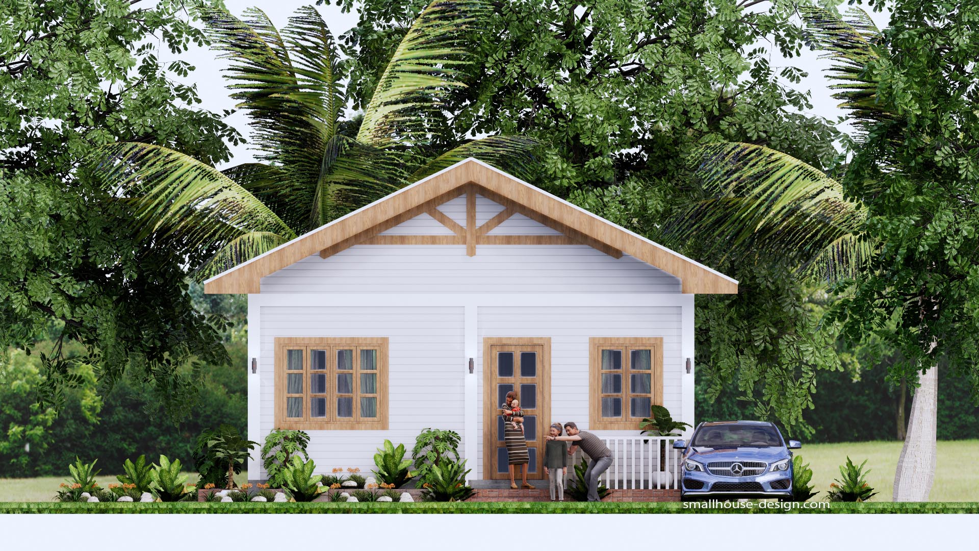 Small House Design 7x10 Meter 3 Beds PDF Plan - Small House Design Plan