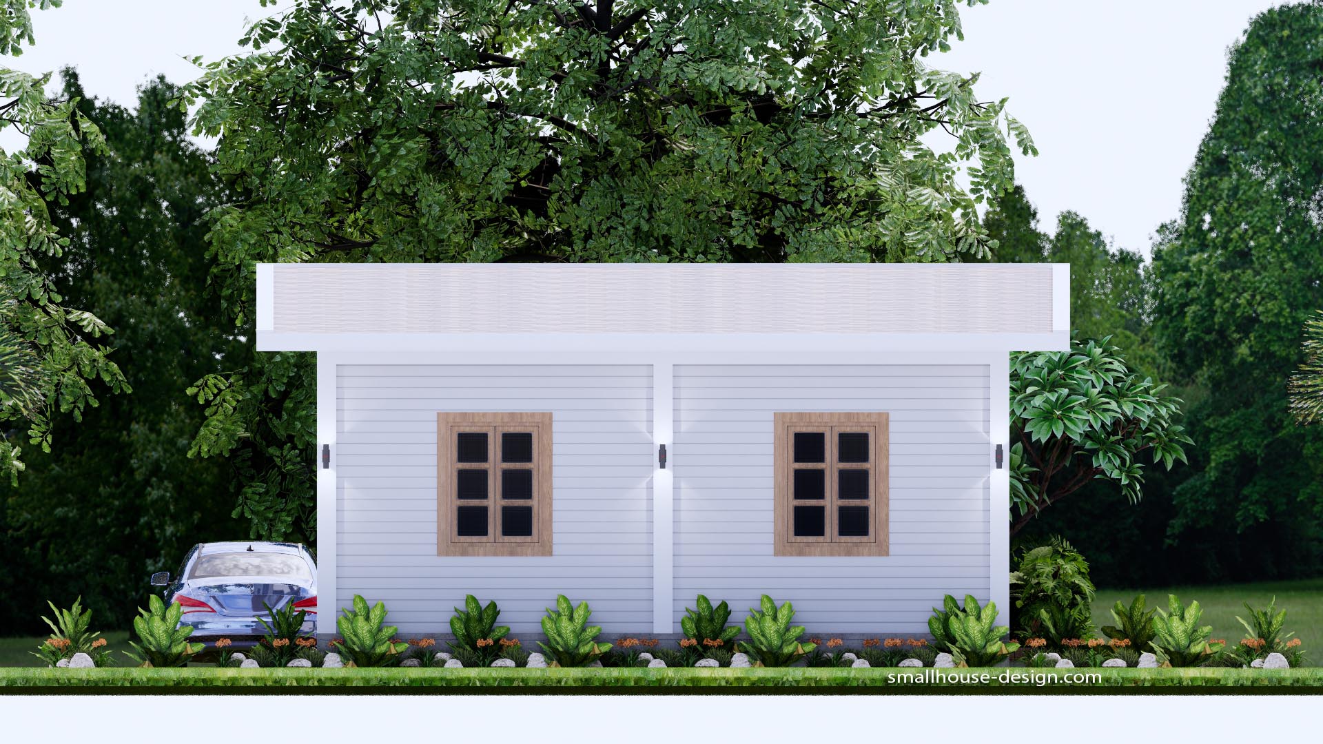 7x10 Small House Plan 3 Beds 2 Baths PDF Plan - Small House Design Plan