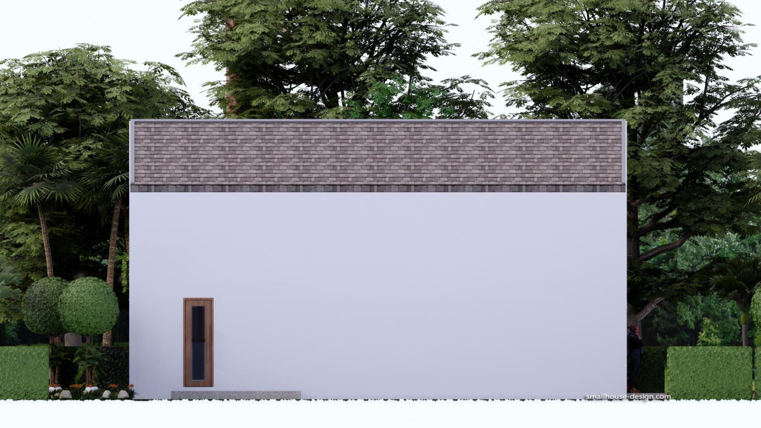 50 Sqm Small House Plan 5x10 Meter 2 Bedrooms - Small House Design Plan